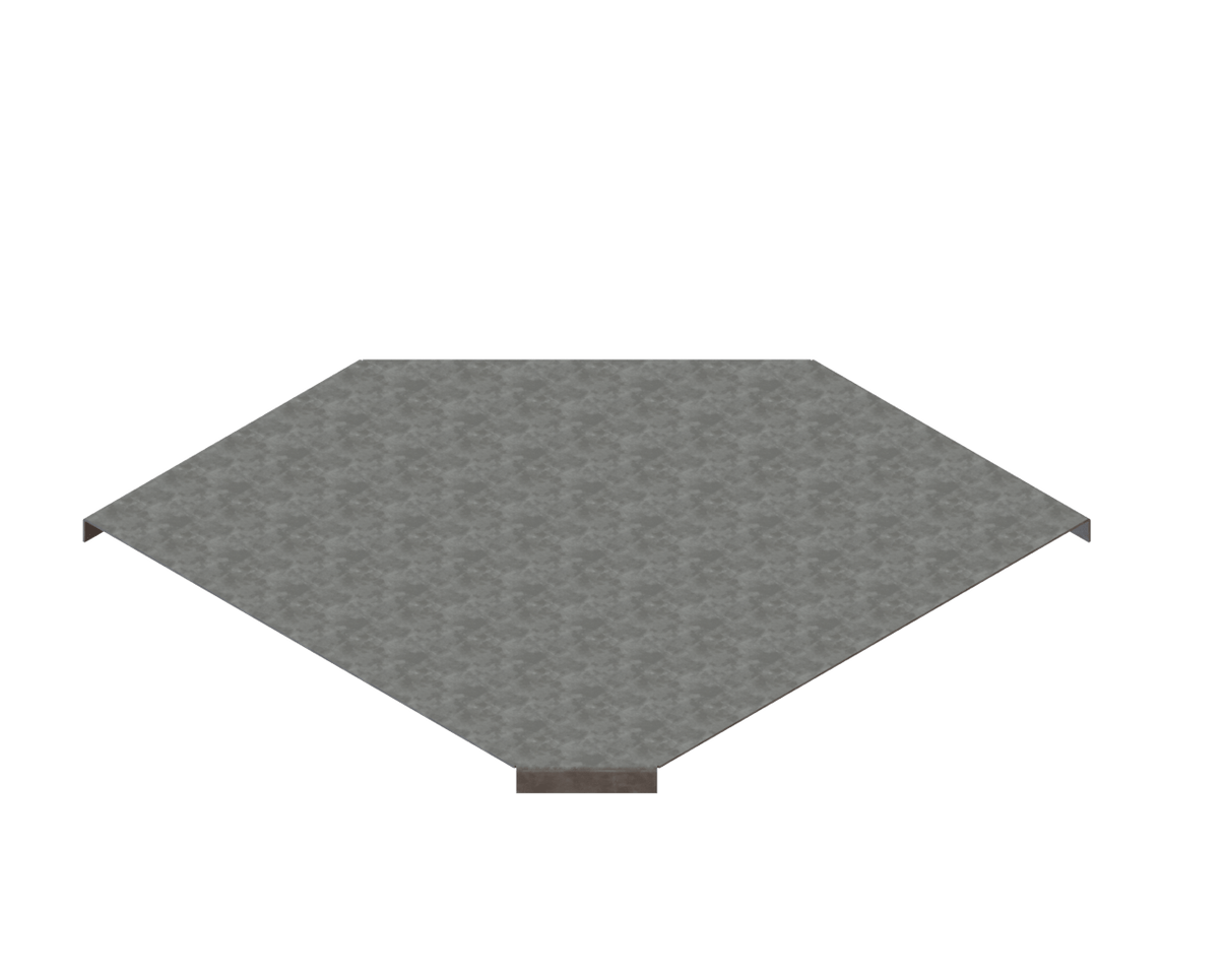 Cover For 90° Horizontal Bend Of Truncking Cable Tray W:200MM - Azar Group