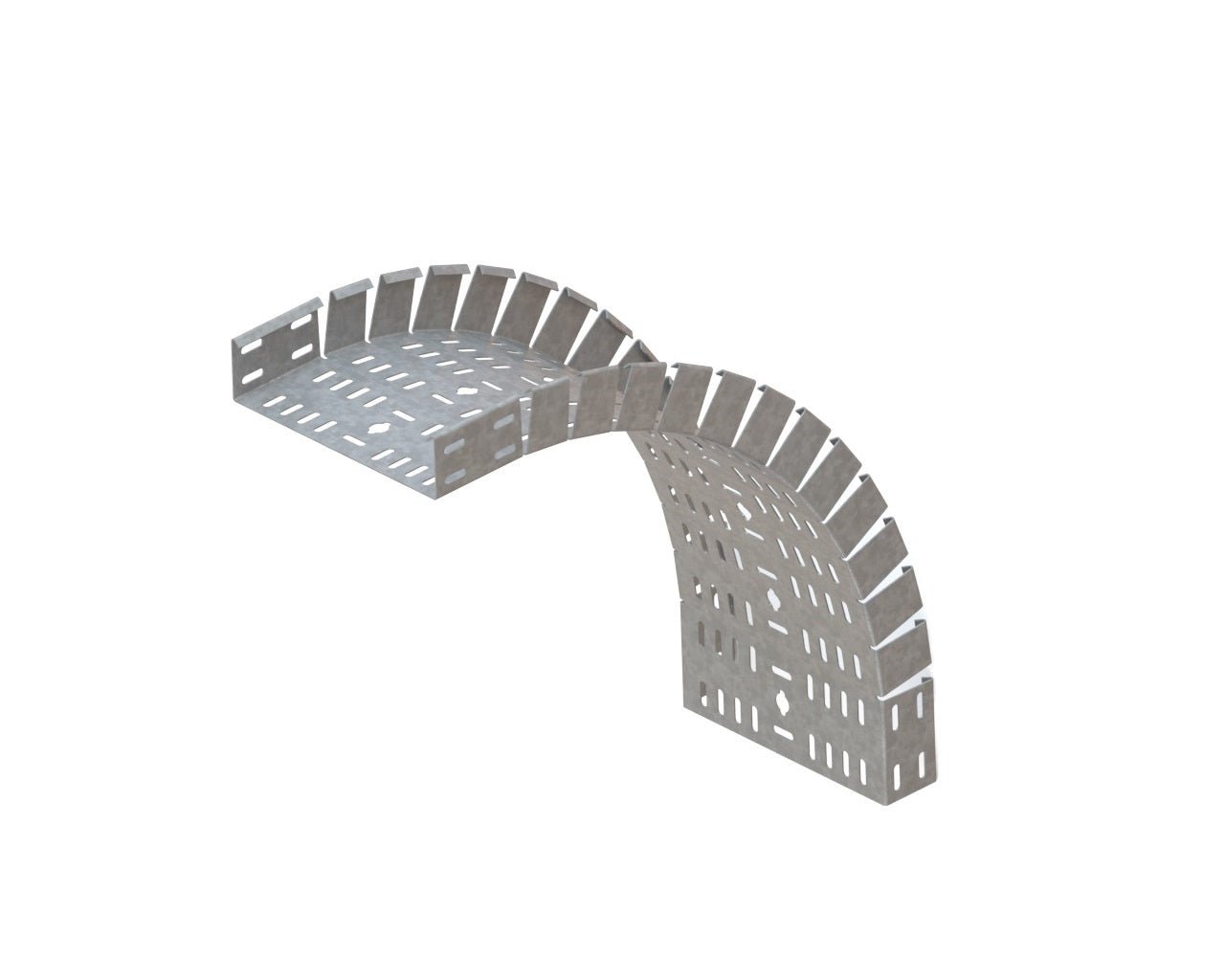 Vertical Outside Bend of Cable H:50MM W:200MM T:1.0MM Pre-Galvanized ...